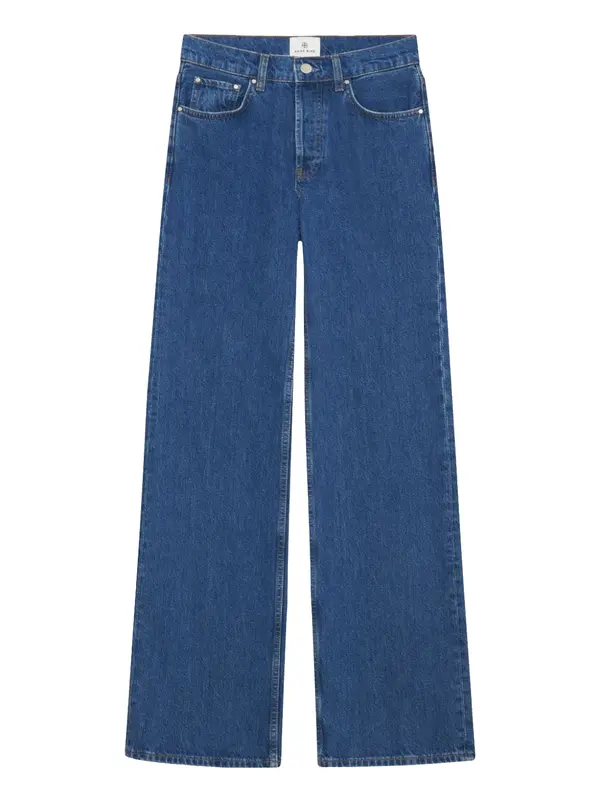 ANINE BING Hugh Wide-leg Jeans - Blue