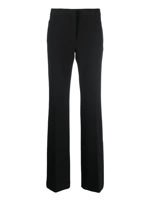 SEMICOUTURE Pressed-crease Trousers - Black