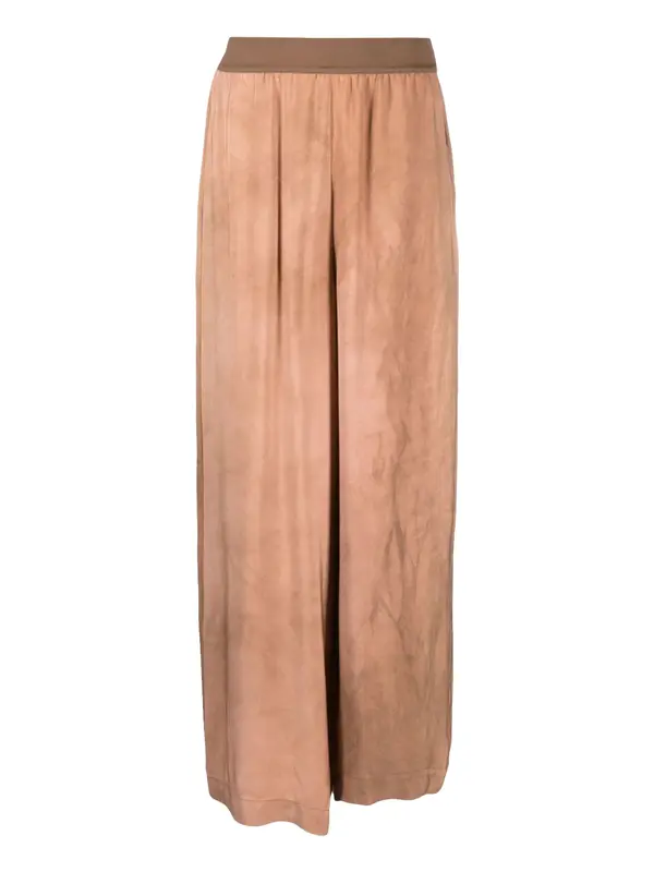 UMA WANG Elasticated Trousers - Brown