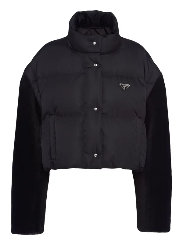 Prada Re-nylon Down Jacket - Black