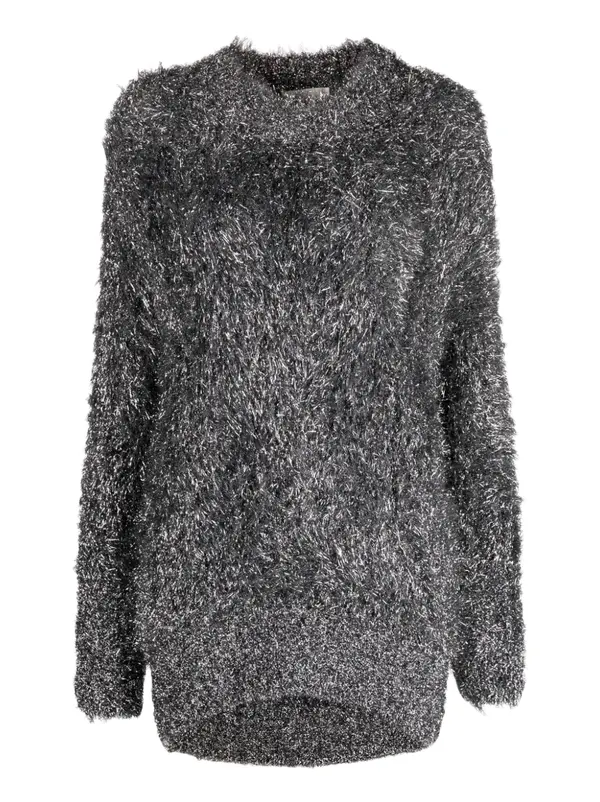 Isabel Marant Wayne Metallic Jumper - Silver