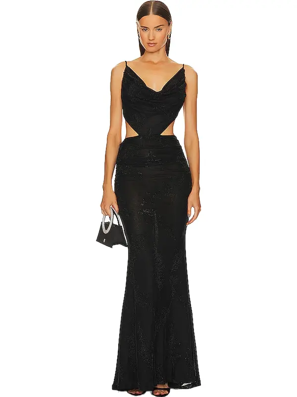 MICHAEL COSTELLO X Galileo Gown - Black