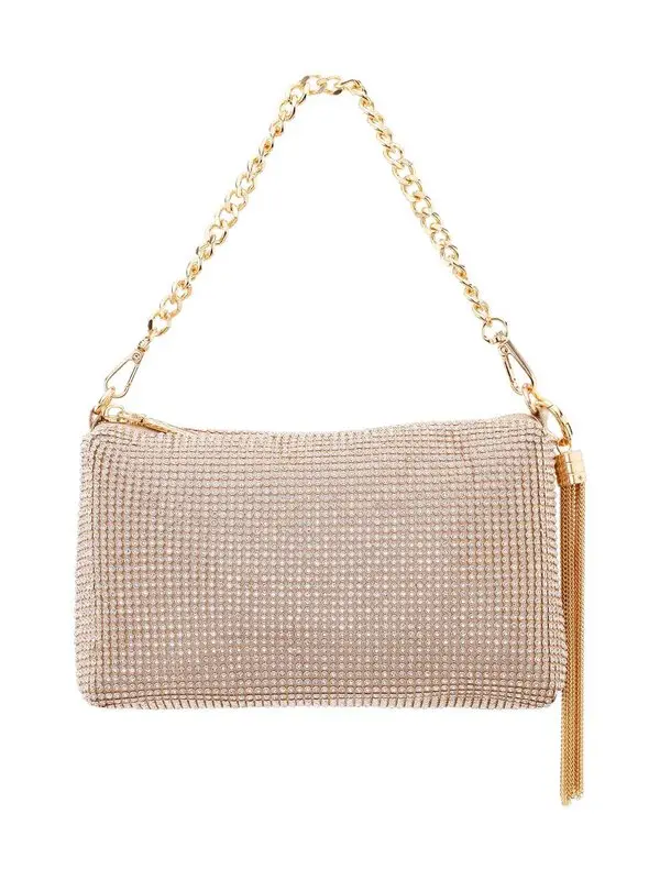 Nina Lorne Embellished Convertible Shoulder Bag - Gold