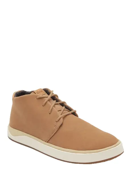 Olukai Papakū 'ili Waterproof Chukka Boot - Tan / Tan