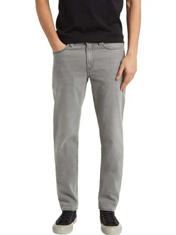 Blk Dnm Slim Straight Leg Organic Cotton Jeans - Steal Grey