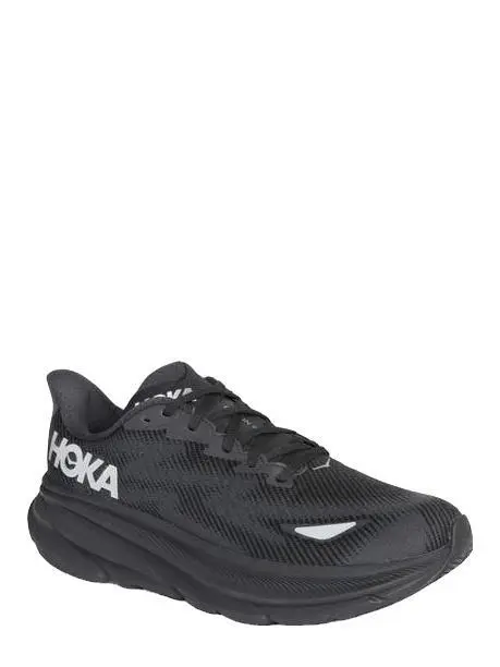 Hoka Clifton Gore-tex® Waterproof Running Shoe - Black / Black