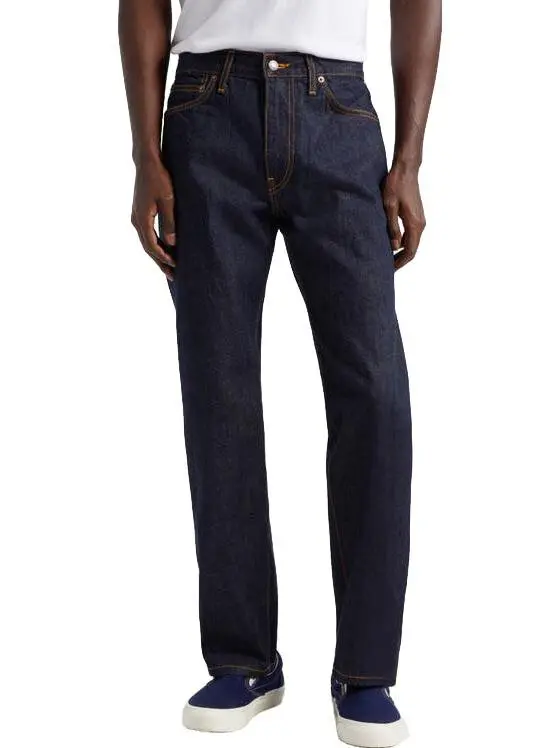 NOAH Selvedge Straight-leg Jeans - Indigo