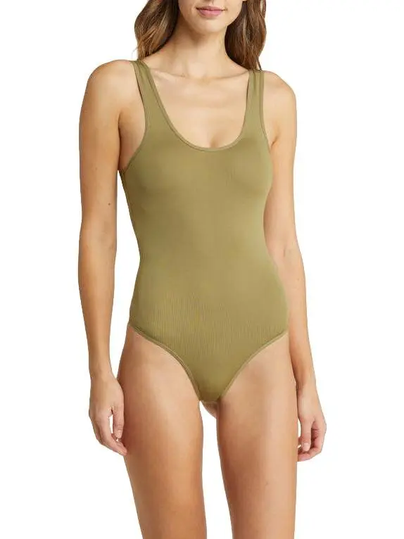 House Of Cb Luca Bodysuit - Khaki