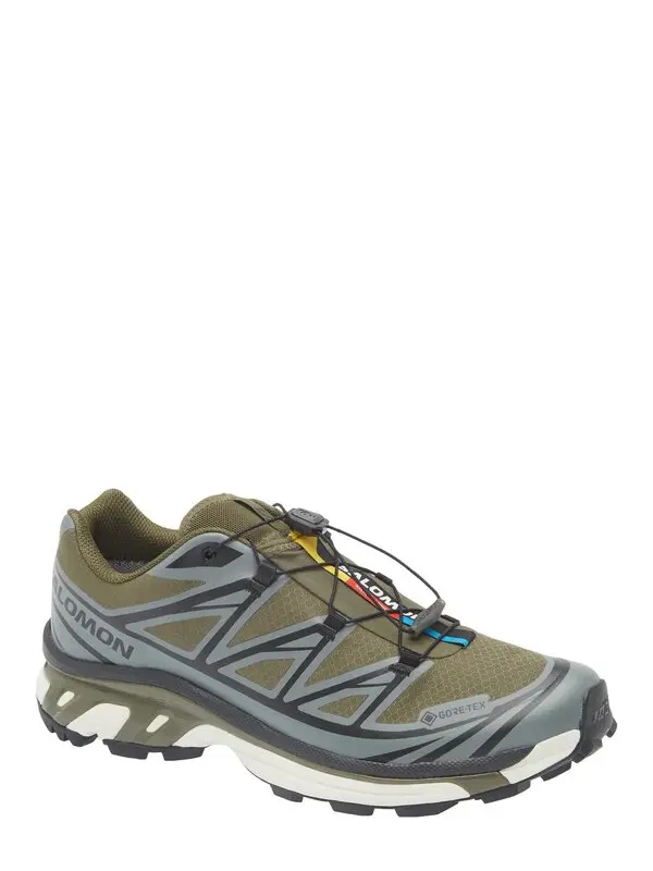 SALOMON Xt-6 Gore-tex® Sneaker - Olive Night/sedona Sage