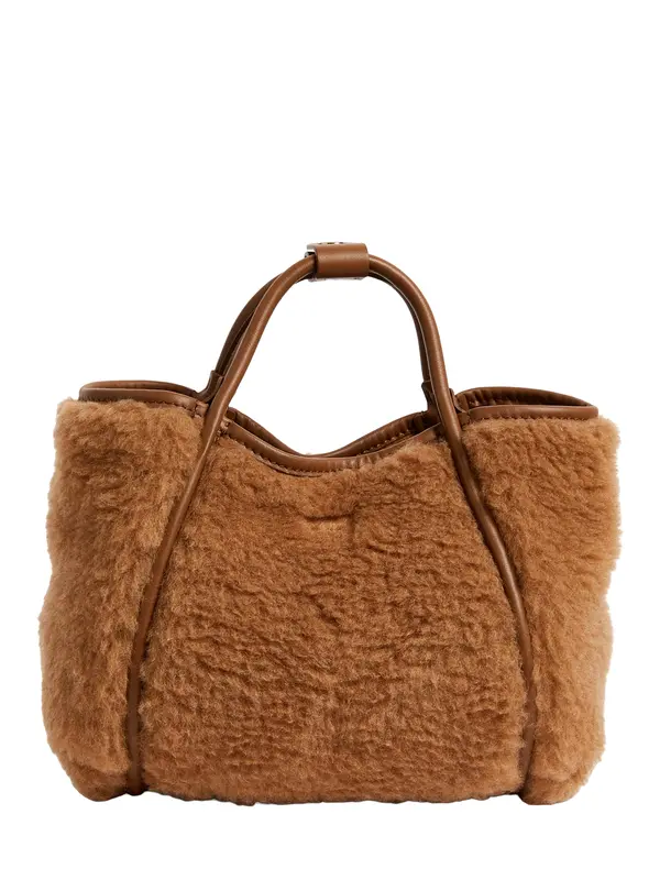 Max Mara Teddy Marine Top-handle Bag - Beige