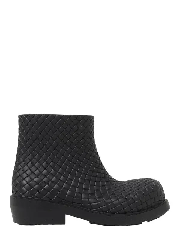 Bottega Veneta Fireman Ankle Boots - Black