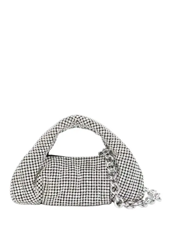 STUART WEITZMAN Moda Shine Mini Tote Bag - Silver