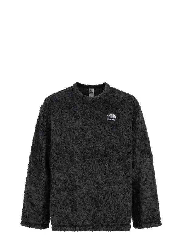 Supreme X The North Face High Pile Fleece Jumper - Grey