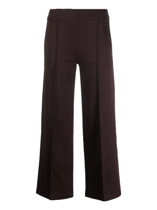 SEMICOUTURE Roma Wide-leg Trousers - Brown