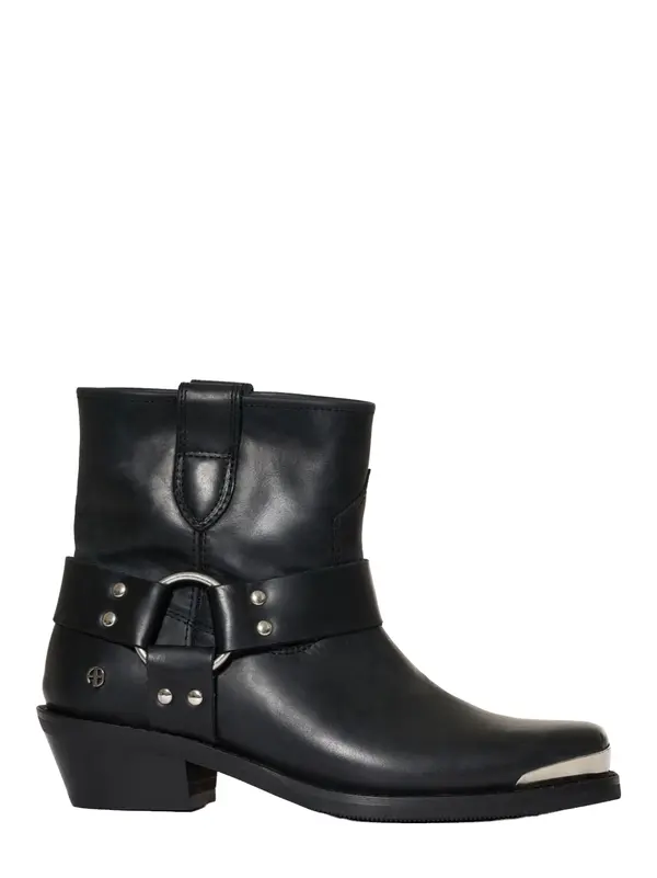 ANINE BING Ryder Leather Boots - Black