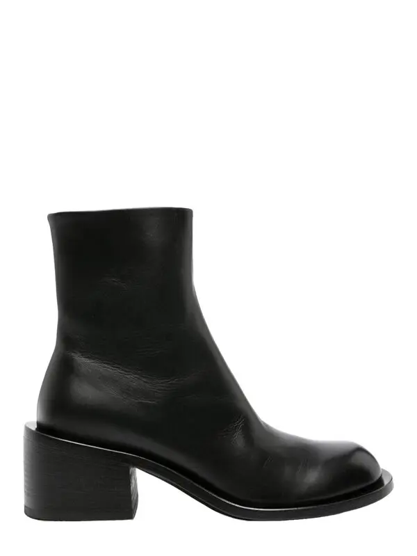 Marsèll 60mm Allucino Leather Ankle Boots - Black