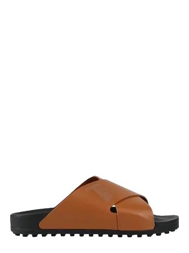 TOD'S Calfskin Sandals - Beige