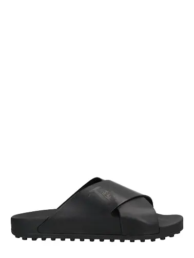 TOD'S Calfskin Sandals - Black