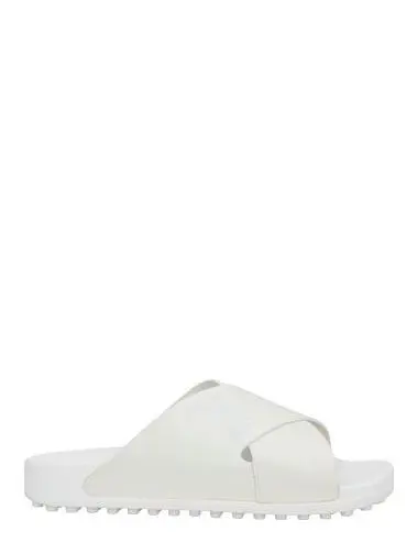 TOD'S Calfskin Sandals - White