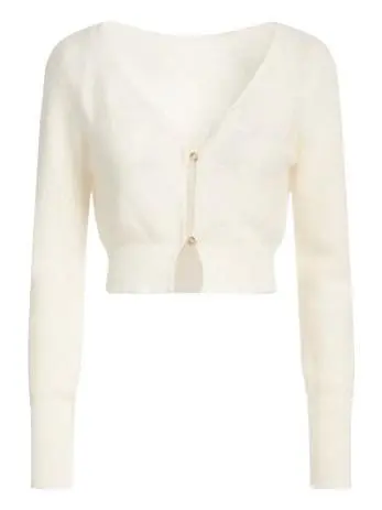 Jacquemus Knitted Cardigan - Off White