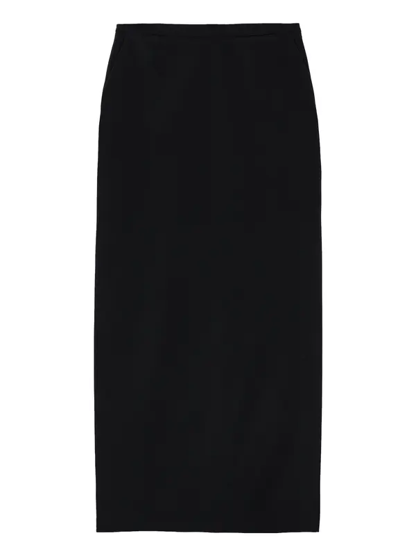 Dolce & Gabbana Cady Maxi Skirt - Black