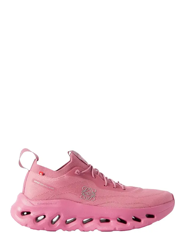 Loewe On Cloudtilt Stretch Recycled-knit Sneakers - Pink
