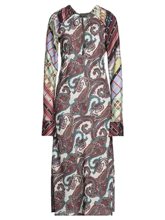 Dsquared2 Paisley-print Midi Dress - Brown