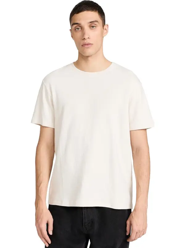 FRAME Duo Fold Tee - White Sand