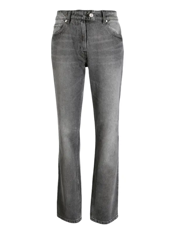 COURREGES Straight-leg Jeans - Black