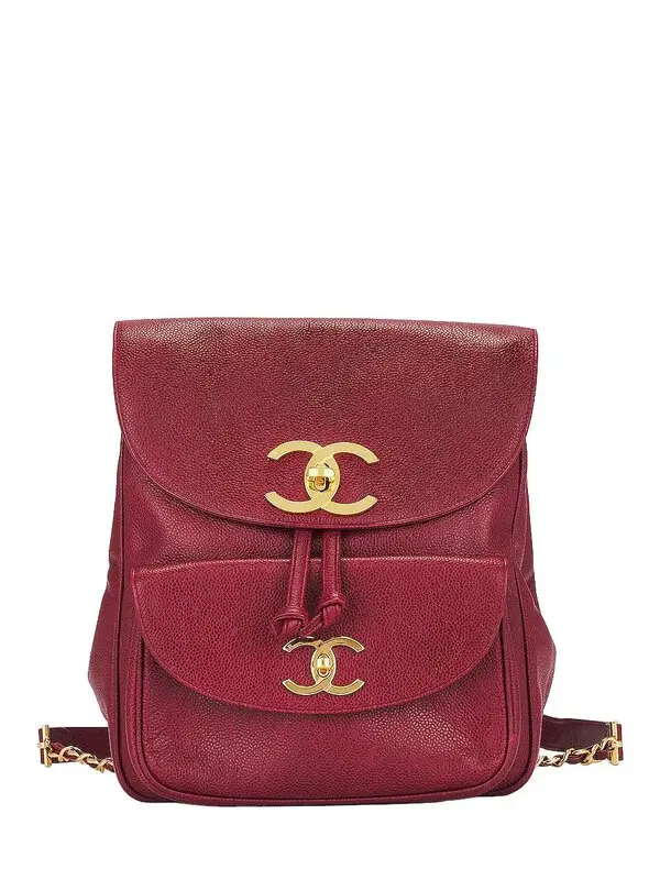 Chanel Vintage Duma Backpack - Burgundy