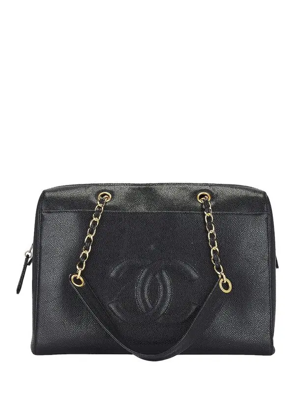 Chanel Caviar Timeless Bowling Bag - Black