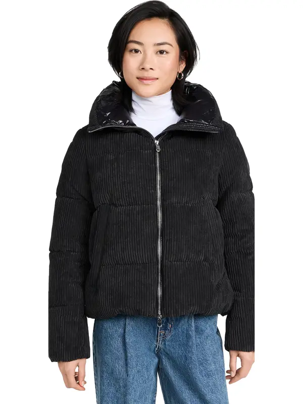 SAVE THE DUCK Annika Corduroy Jacket - Black
