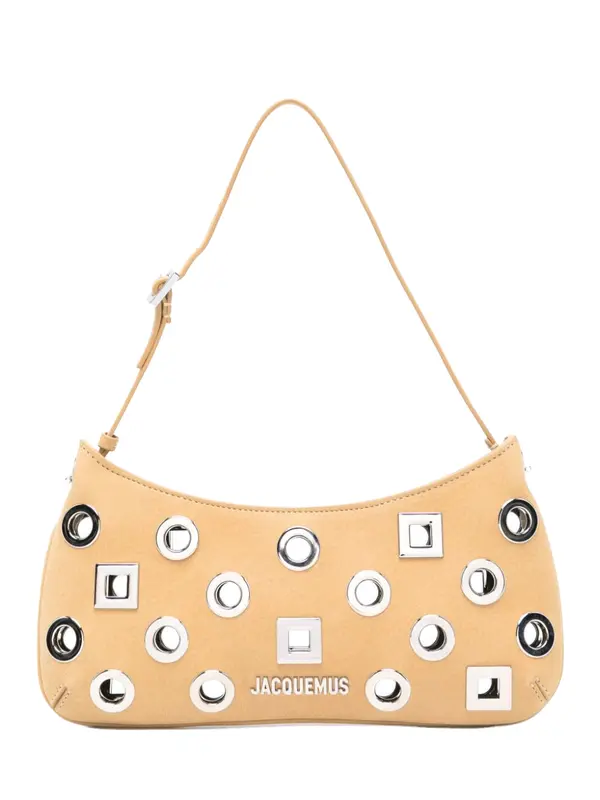 Jacquemus Le Bisou Rond Carre Shoulder Bag - Neutrals