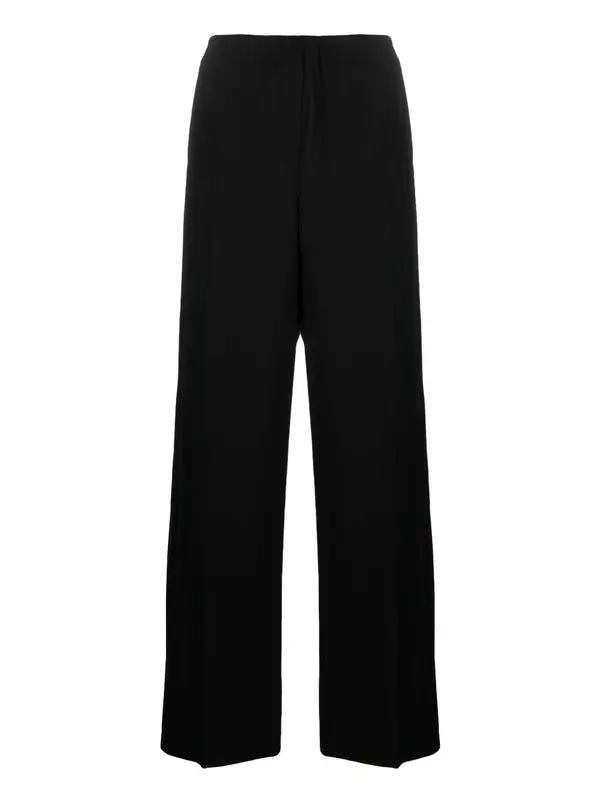 Paul Smith High-waist Wide-leg Trousers - Black