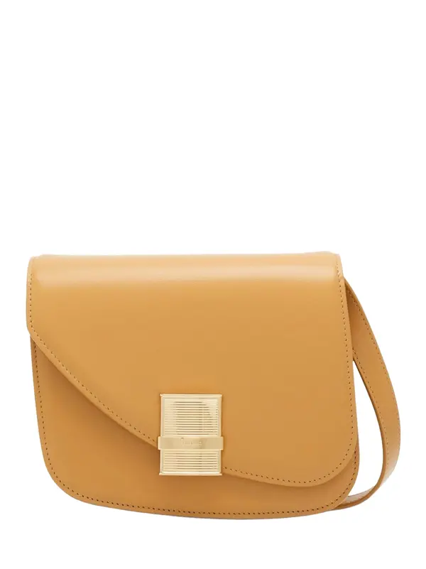 FERRAGAMO Small Asymmetric Shoulder Bag - Neutrals