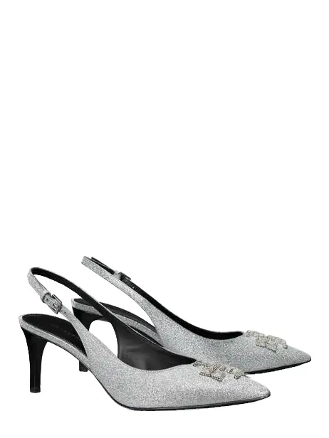 Tory Burch Eleanor Pavé Slingback Pumps - Diamonds/perfect Black