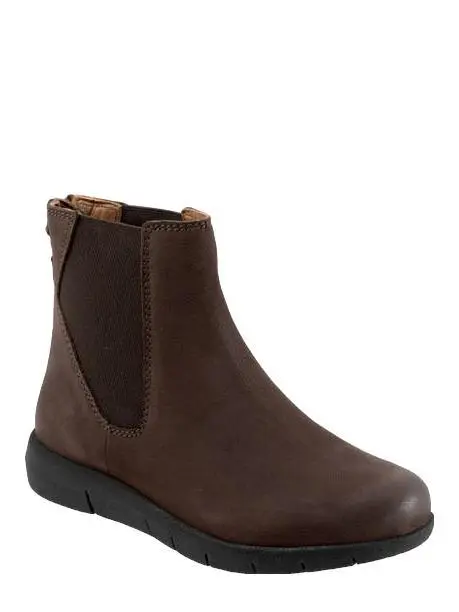 Softwalk Albany Chelsea Boot - Dk Brown