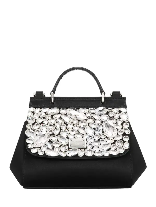 Dolce & Gabbana Mini Sicily Handbag - Black