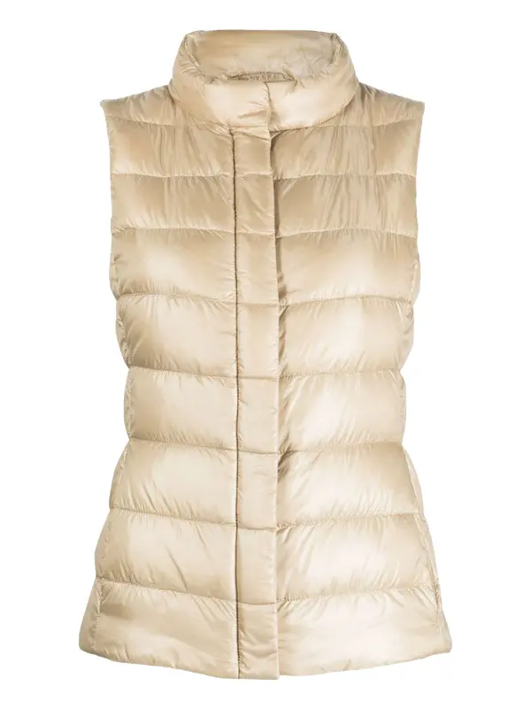 Herno Giulia Padded Gilet - Neutrals