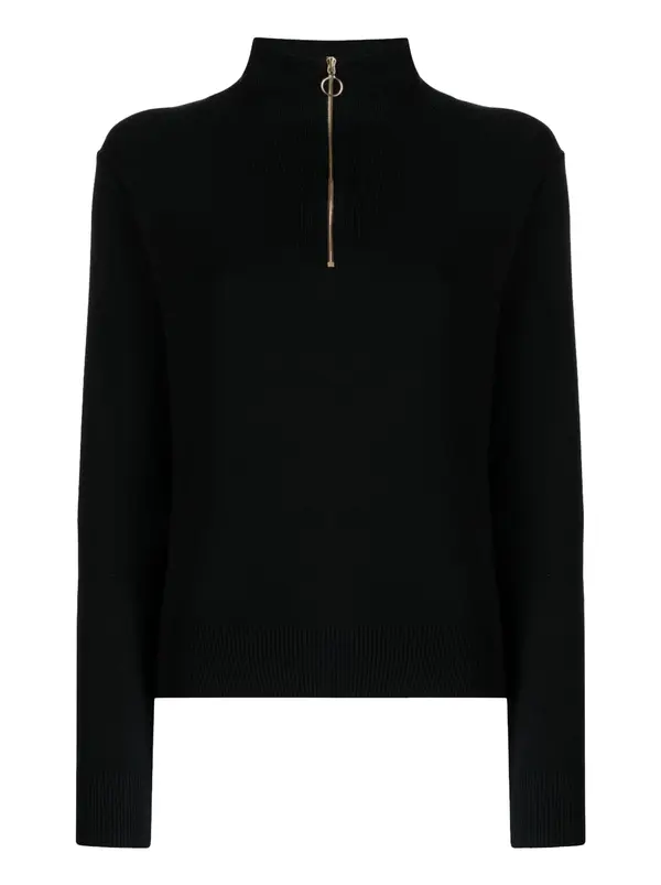 AGNÈS B. Panelled Zipped Sweatshirt - Black
