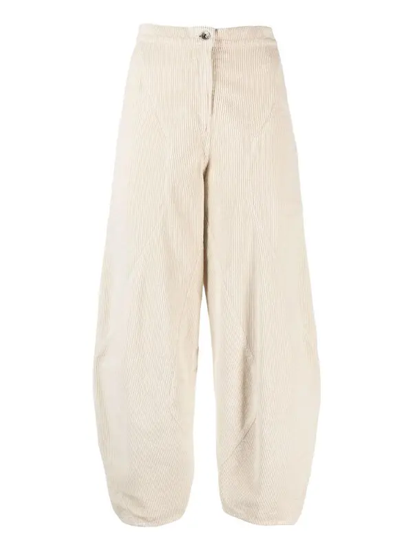 Henrik Vibskov Digi Cropped Trousers - Neutrals