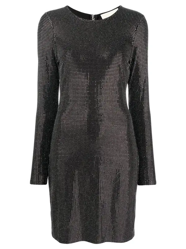 Michael Kors Embellished Mini Dress - Black