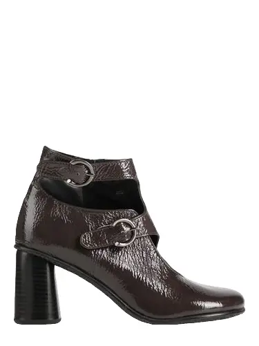 1725.A Leather Ankle Boots - Grey