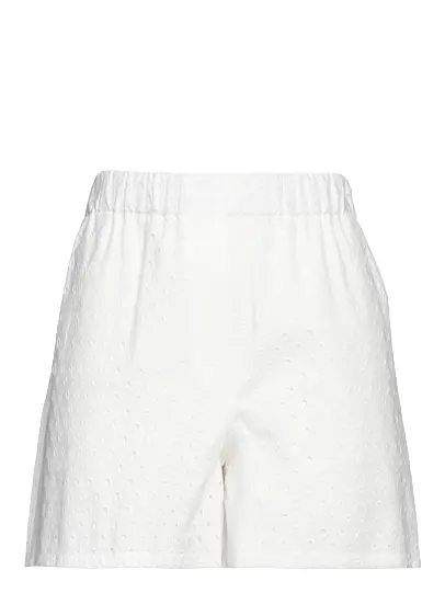 Kenzo Comfort Fit Wide Leg Shorts - White