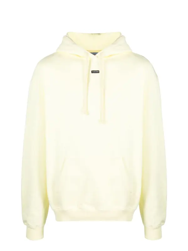BLUEMARBLE Logo-print Cotton Hoodie - Yellow