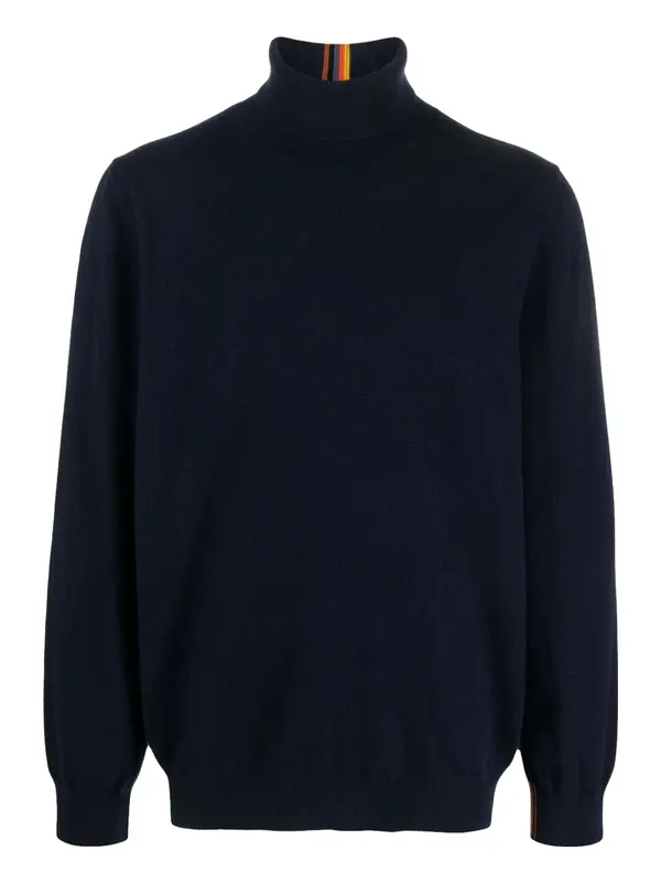 Paul Smith Artist Stripe Cashmere Jumper - Blue