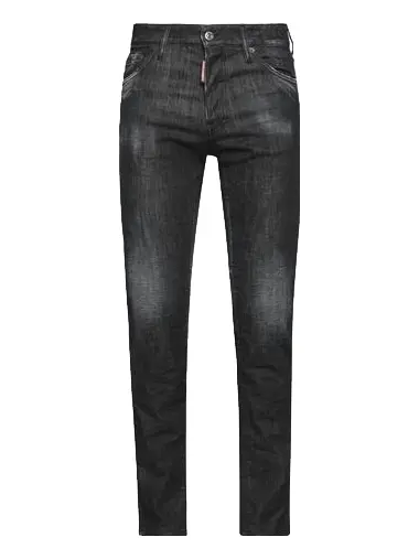 Dsquared2 Straight-leg Jeans In Stretchy Denim - Steel Grey