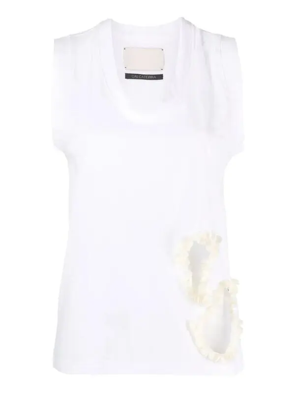 CALCATERRA Cut-out Tank - White