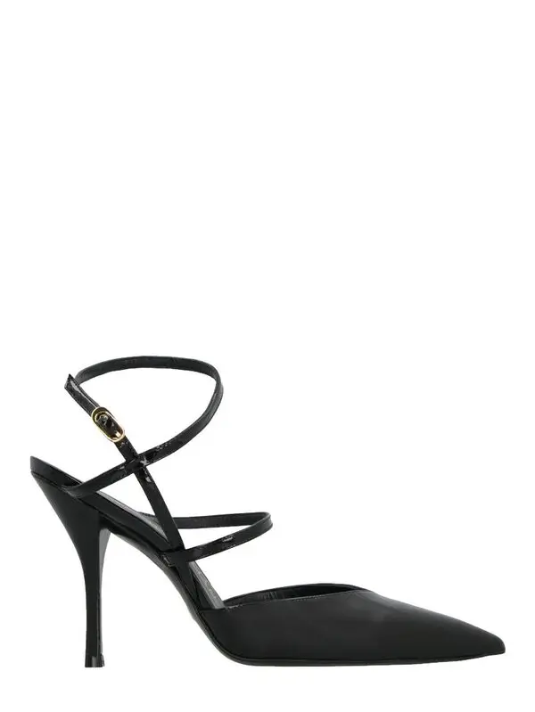 STUART WEITZMAN Strapeze Leather Pumps - Black