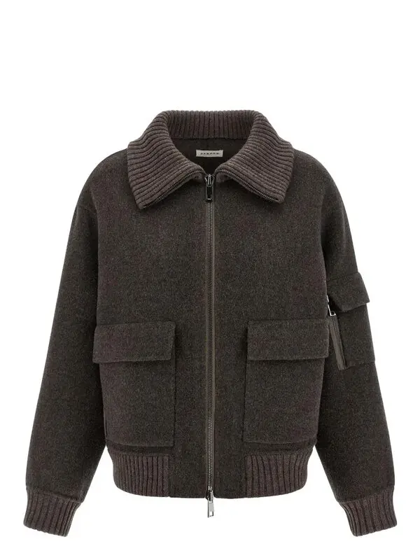 P.a.r.o.s.h Wool Jacket - Brown
